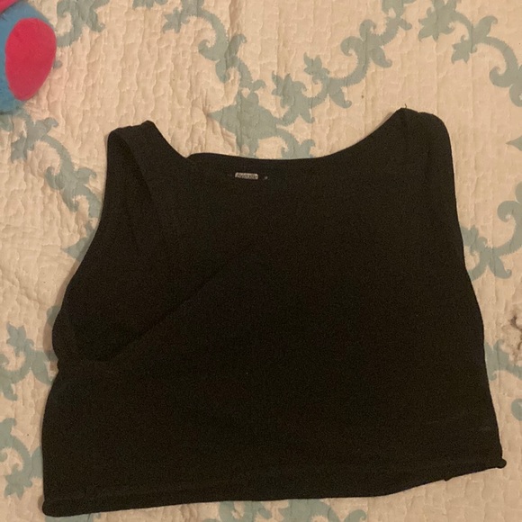 Danskin | Tops | Basic Sleeveless Black Crop Top | Poshmark
